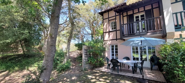 Jolie Maison Dans Domaine Vue Golf Proche Océan - Messanges