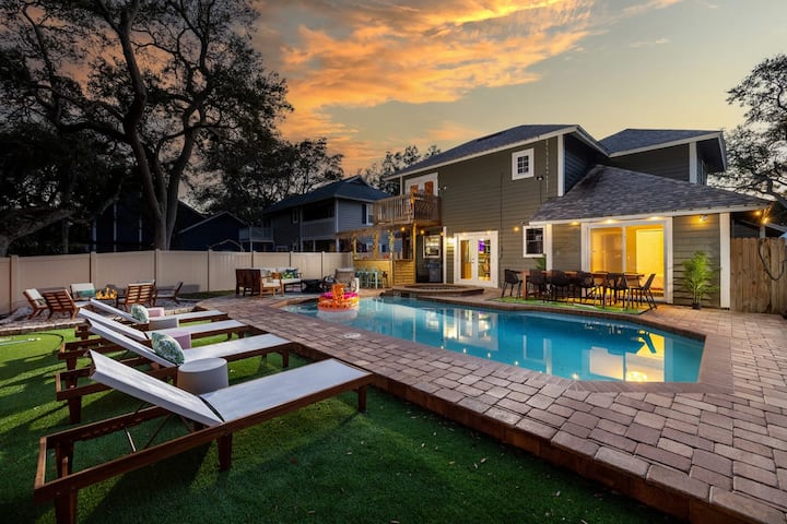 Tiki Bar Pool Putt Putt 1 Mile From Beach - 탬파 만