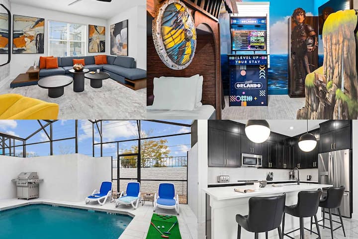 Irina's Inn | I-drive Home W/ Dragon Br, Pvt Pool - Orlando, FL