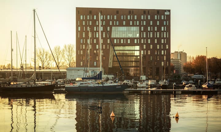 Revitalized Industrial Harbour District Home Base - Weesp