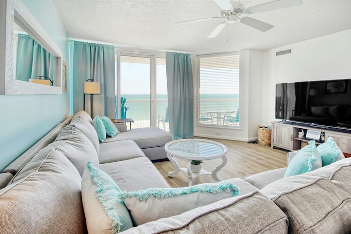 Serene 4br Oceanfront 8th-floor | Balcony | Pool - Little River, SC