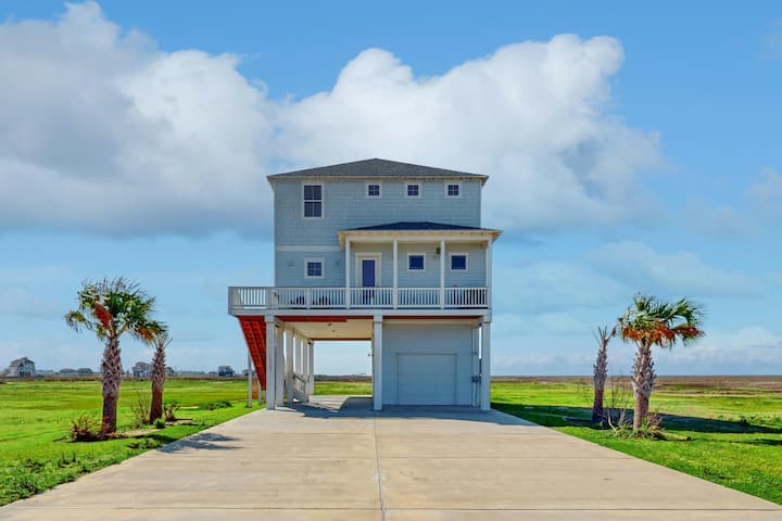 Coastal 4br Gulfview | Balcony | W/d - Galveston, TX