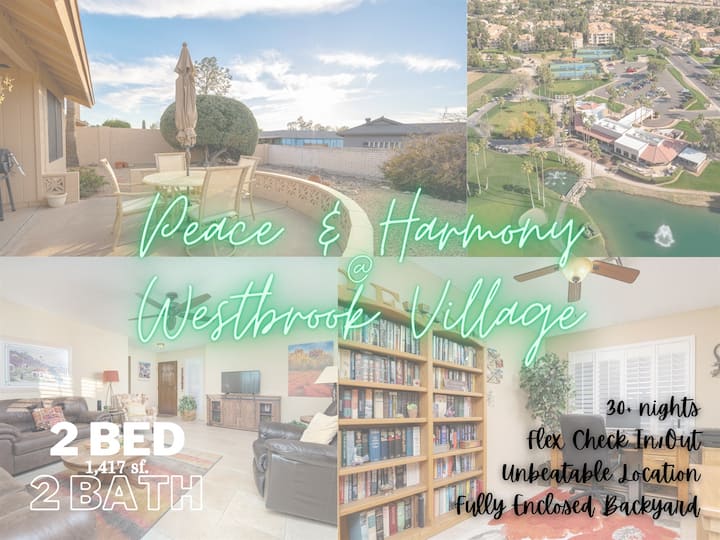 Peace & Harmony 2br At Westbrook Village - Sun City, AZ