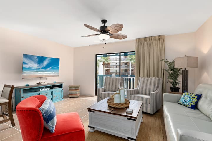 #211 Pool View, Fishing Docks, 2 Bedrooms, 2nd Fl - South Padre Island