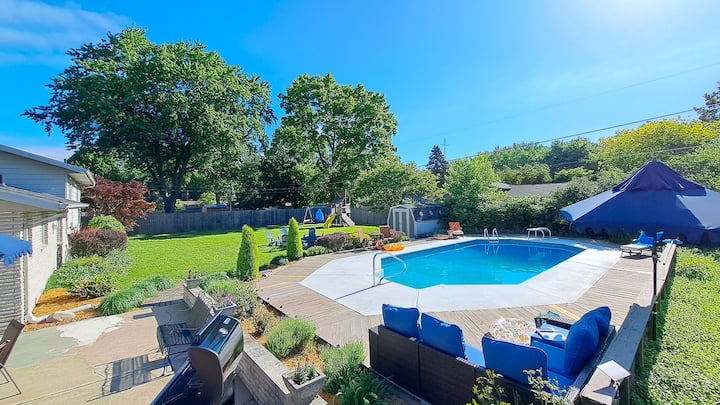 Serene Home Heated Pool Close To Wine Trail Large - Grand Mere State Park, Stevensville