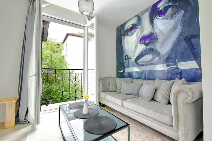 Art, Location, Quiet, Balcony, Perfect For 3 - Sofía