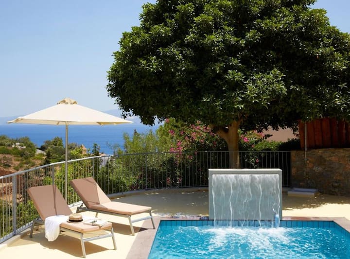 Isholidays Creta Pleiades Lux 2room Sea View&pool - Ágios Nikólaos