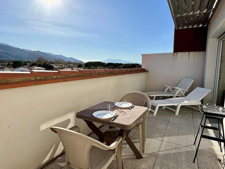 Appartement Studio 2 Couchages Avec Terrasse - Argelès-sur-Mer