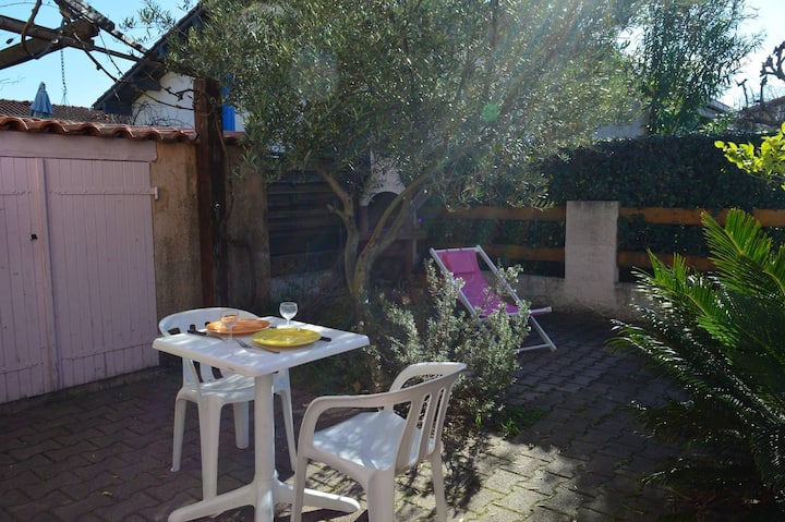 Maison Mezzanine 2 Pièces Avec Climatisation - Argelès-sur-Mer