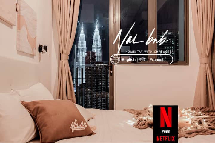 Cozy Scandi Studio: Hidden Gem With Klcc View - Kuala Lumpur