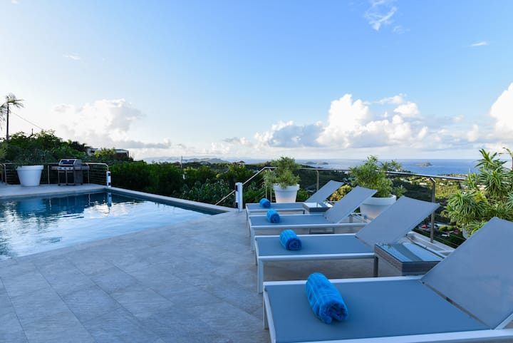 2-bd Villa Au Coeur Du Rocher St Barth - Saint-Barthélemy