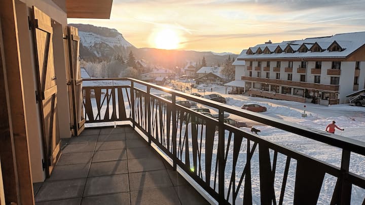 Spacieux Appartement Au Pied Des Pistes - La Féclaz