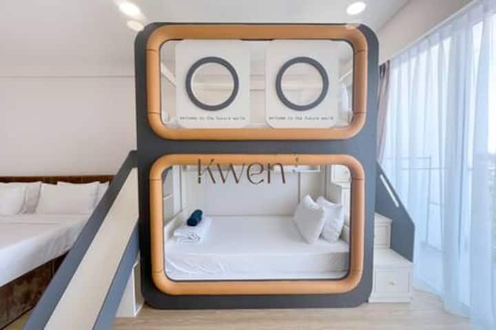 Kwen Suites-tgaru Infinitypool Spacecapsule Studio - Tanjong Aru