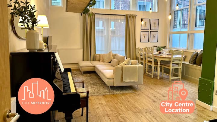 City Centre Loft Flat By City Superhost - Mánchester