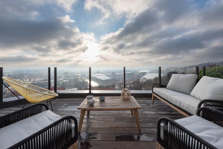 Le 360 - Appt Vue Panoramique Sur Lyon - Sainte-Foy-lès-Lyon