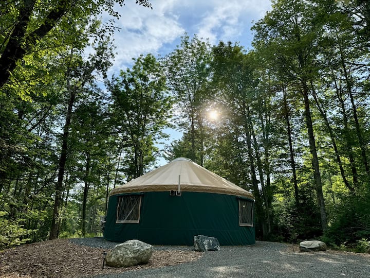 New Yurt In Bar Harbor, Access To Northeast Creek - Bar Harbor, ME