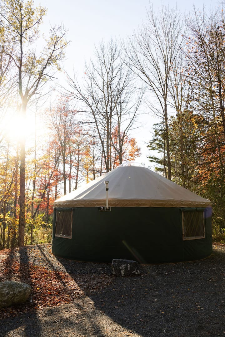 Luxury Dog Friendly Yurt In Bar Harbor, Maine - Lamoine State Park, Lamoine