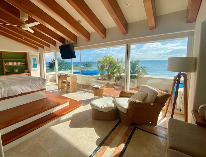 Puerto Aventuras: Private Balcony With Ocean View - Puerto Aventuras