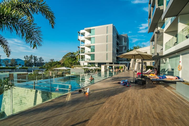 Studio Direct Pool Access Merlin/tri Trang Beach - Pa Tong