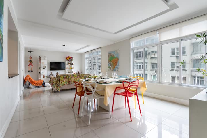 For Families, 3 Minutes From Copacabana Beach | Sl - Rio de Janeiro
