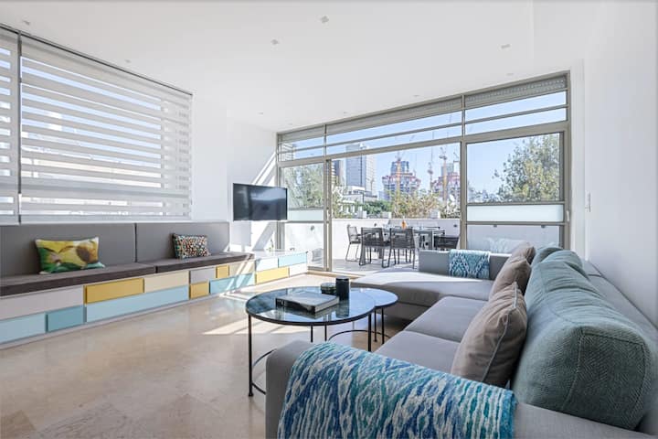 Quiet Authentic 3br Terrace & Mamad By Five Stay - Telavive