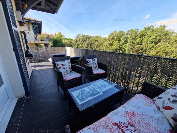 Appartement T3 Clim. Avec Piscine Et Terrasse - La Croix-Valmer