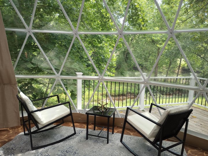 Sycamore Glamping Dome 1 King Bed - Sutton Lake, WV