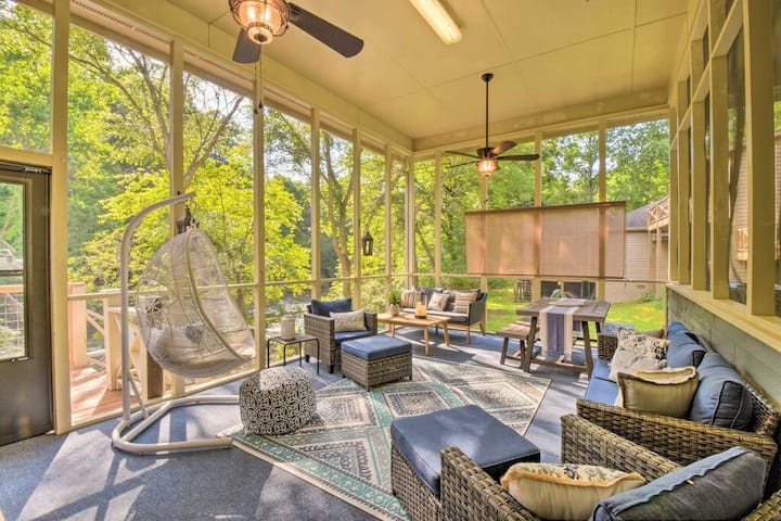 Ellijay Riverfront Escape: Game Room & Fire Pit - Ellijay, GA