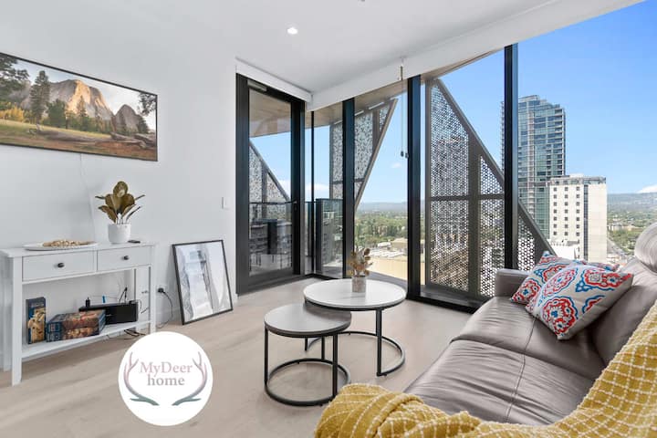 Adelaide Cbd Oasis - 2br Realm Retreat - Level 19 - Adelaide