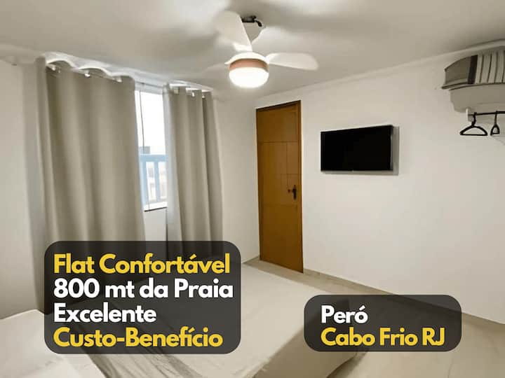 Flat11 Novinho Próx Comércio 5min Praia Peró - Cabo Frio