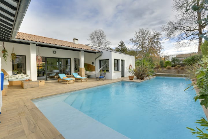 Orion - Lumineuse Maison Avec Piscine - Guéthary