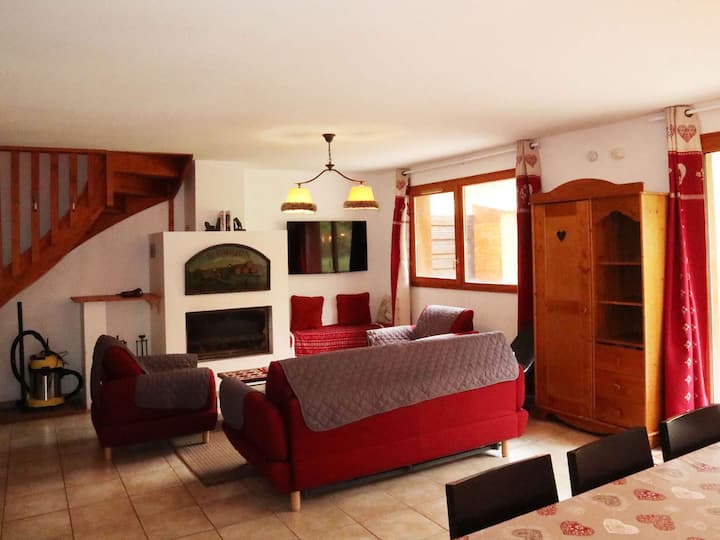 Chalet 10 Pers. Piscine, Ski, Sauna, Cheminée - Les Orres