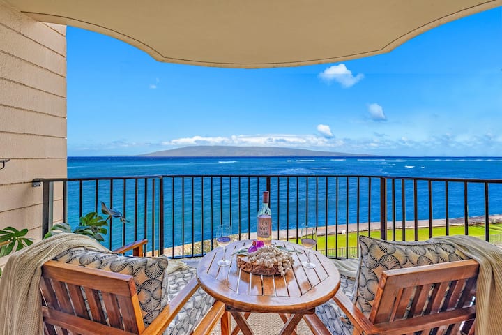 Chic, Cozy, & Unforgettable Views-kahana Reef 303- - 카팔루아