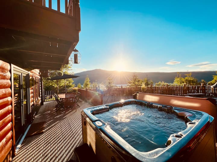 Group Lodge With Hot Tub And Fire Pit - Loch Ness
