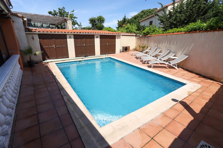 St Cyprien Maison T4 Avec Piscine Proche Plage - Saint-Cyprien Plage
