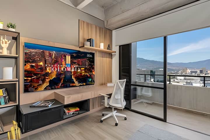 Loft Con Balcón Y Ac - Medellín