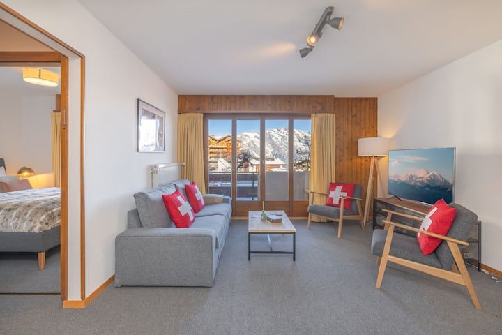 Central Apartment In La Tzoumaz Perfect For Family - La Tzoumaz