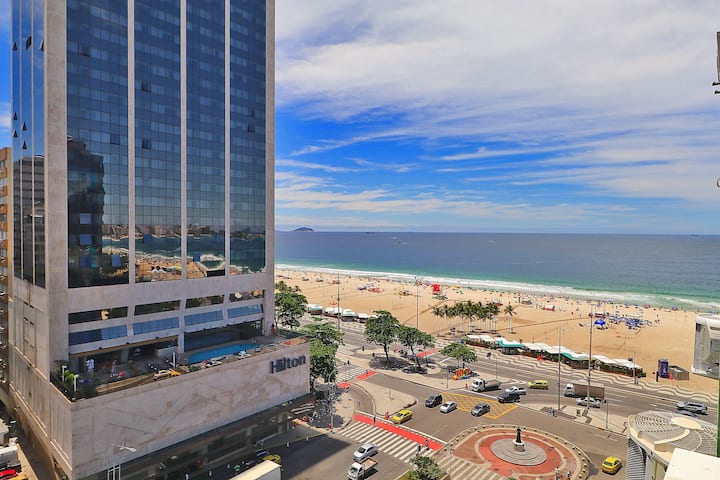 Studio Com Vista Mar Incrivel P/ 4 Pessoas - Copacabana