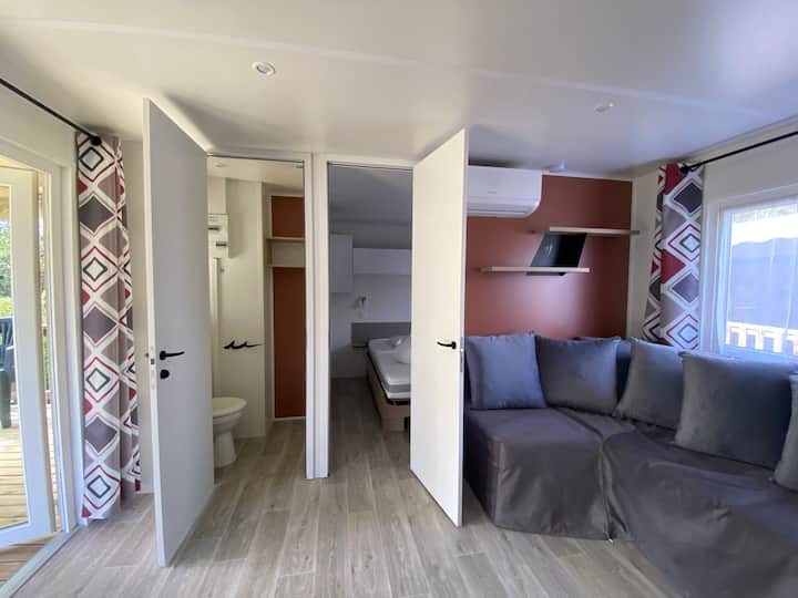 Mobil-home Premium 3 Pièces 4 Personnes + Tv - Mimizan