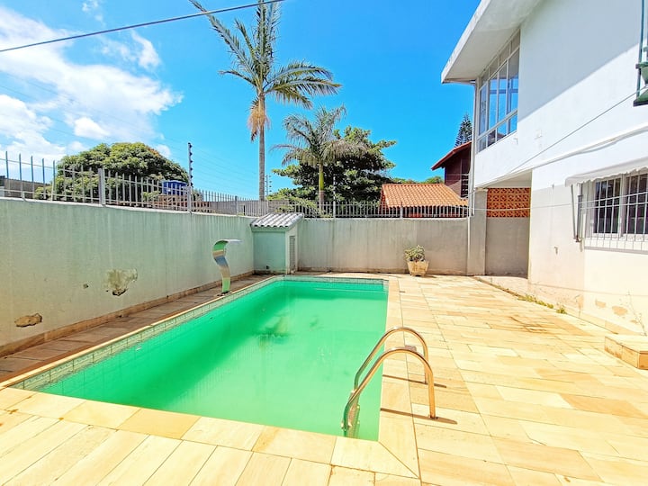 Piscina, Churrasq, Ar Cond. Casa/400m Mar - Ale90 - Santa Catarina (estado)