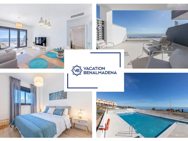 Vb Encinar 3bdr Apt Sea Views - Benalmádena