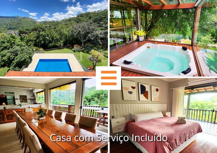 Casa Jardim Itaipava, Muito Espaço E Conforto - Brasil