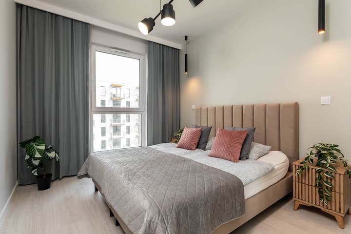 Premium Green Tea Apartment | Herbu Oksza - Warsaw