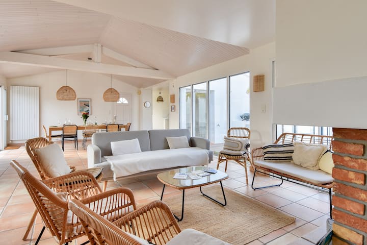 Maison Pour 14 - 150 M De La Plage De La Clère - Barbâtre