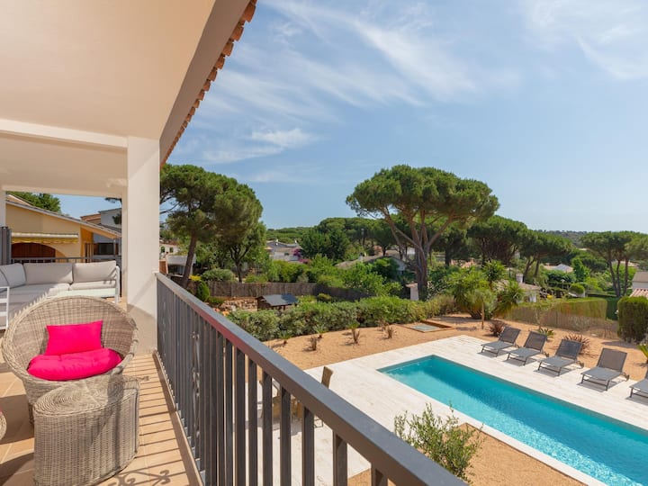 Villa Avec Piscine Privée Et Bbq Idéale Familles - Sant Feliu de Guíxols