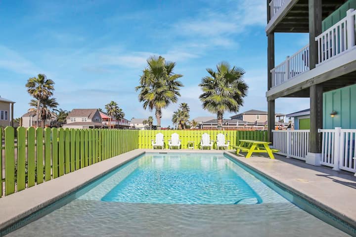 Summer Golf Cart Included! | No Plana Cabana - Port Aransas, TX