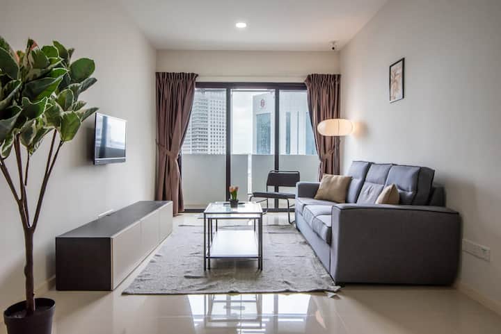 A Lovely & Comfy Suite At Suasana Suites Jb 11 - Choa Chu Kang