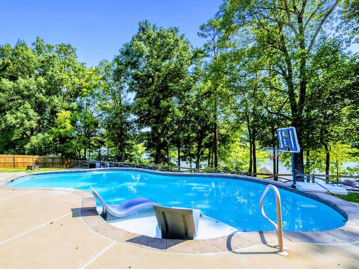 Secluded Lakefront | Private Pool | Dock | Hot Tub - 안나 호