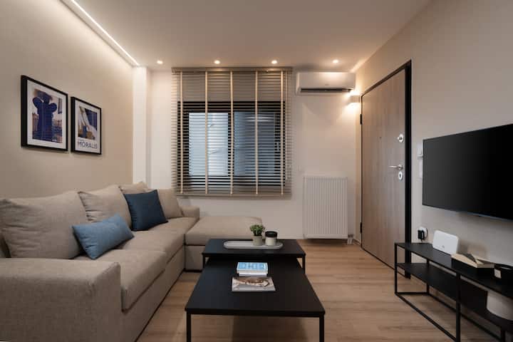 The&nbsp;Edge&nbsp;: Appartement Moderne Avec Piscine Et Salle De Sport Partagées - Athènes