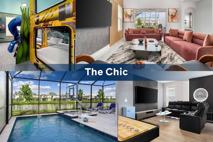 The Chic | Luxe Home W/lavish Amenities On I-drive - Orlando, FL